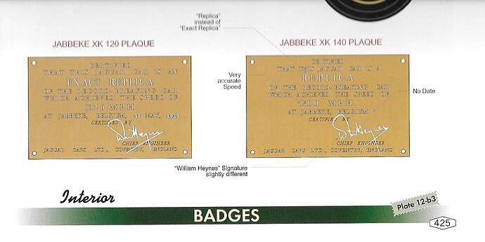 Second World Record dash placard image - XK - Jag-lovers Forums