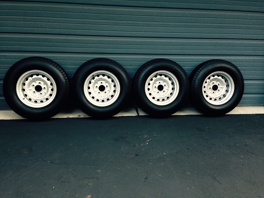 Help in identifying vintage, perhaps Dunlop, vented racing wheels from ...