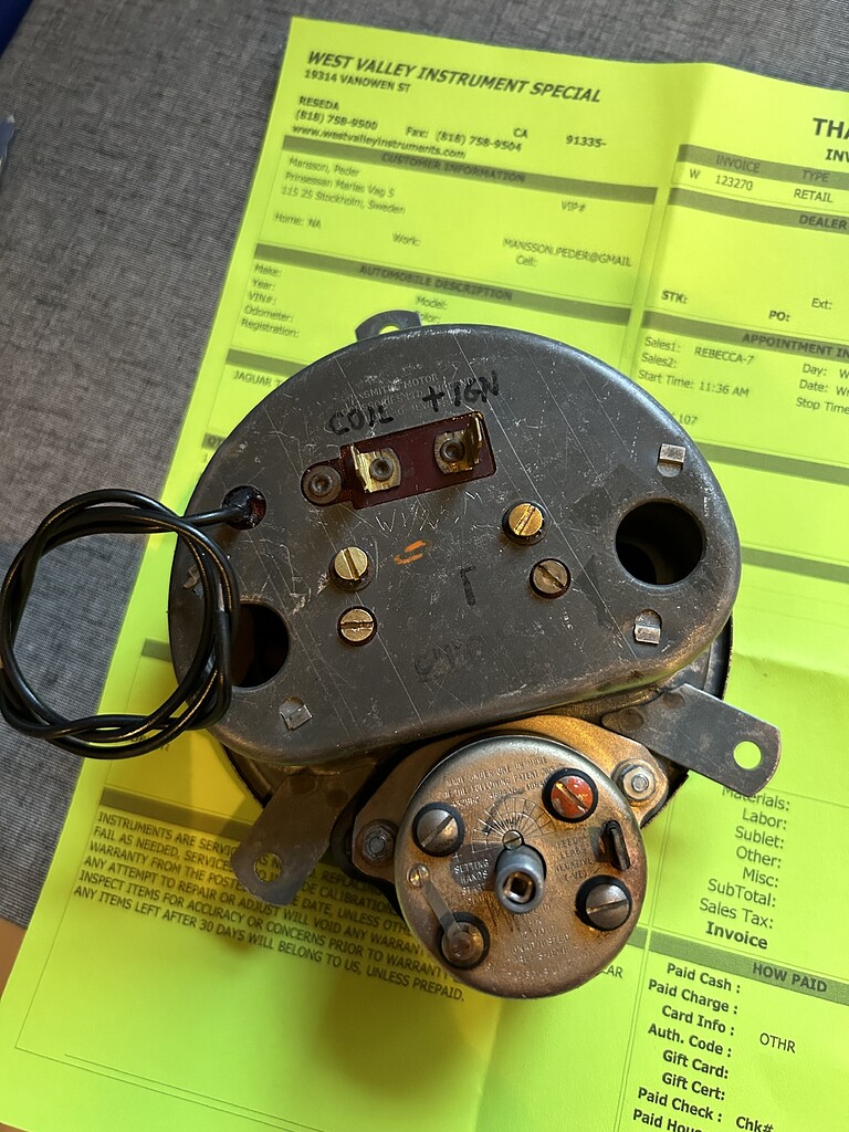 Connecting the modifed tacho Mk9 - Saloons - Jag-lovers Forums