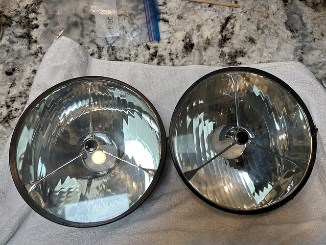 How to Safely Polish Those Lucas PF770 Tri-Bar Headlamp Reflectors - XK ...