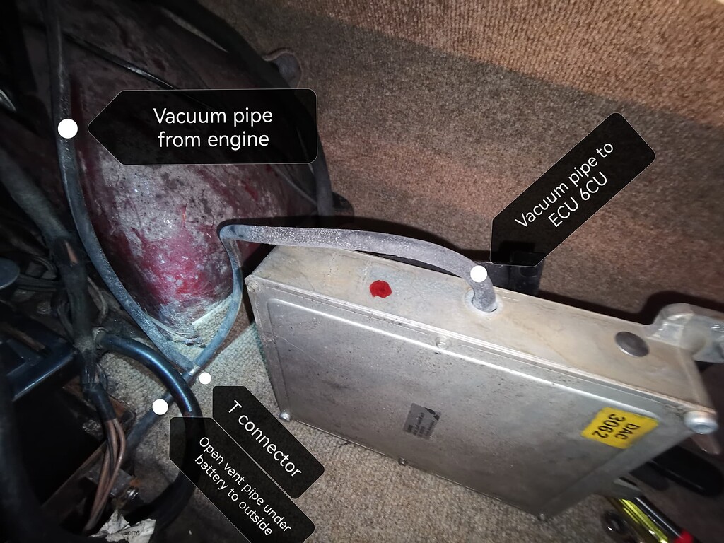 ECU 6CU vacuum pipe connection - XJ-S - Jag-lovers Forums