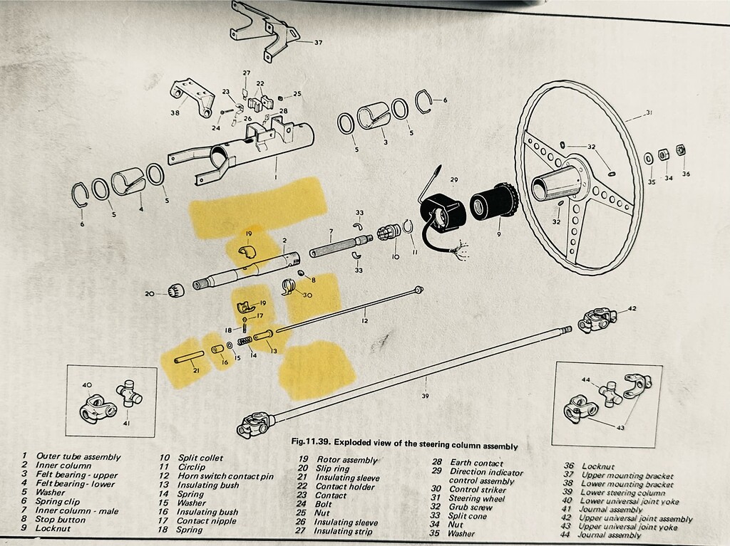 More on the Series 1 Steering Column rebuild - E-Type - Jag-lovers Forums