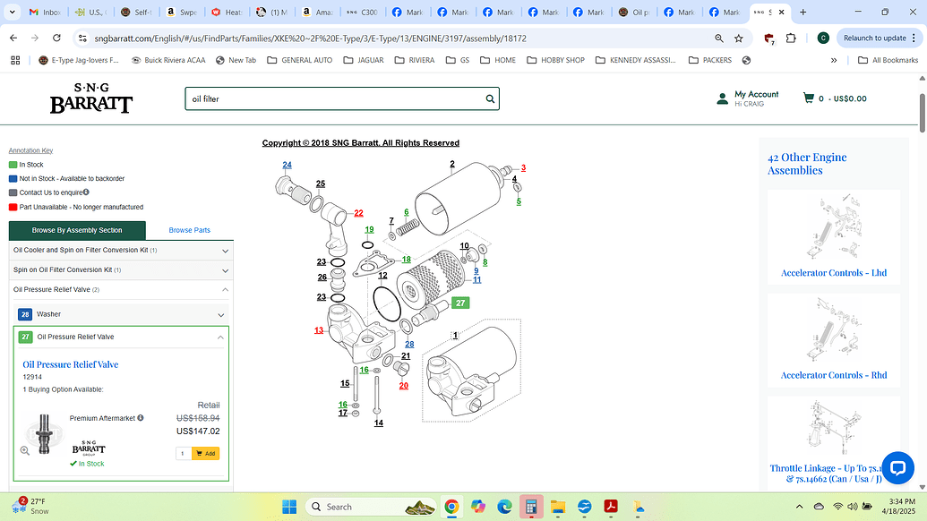 Oil pressure e type early v12 - E-Type - Jag-lovers Forums