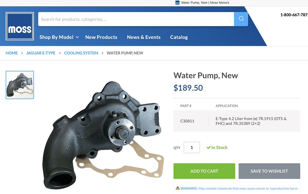 1970 E-Type FHC w/AC Water Pump Pulley - E-Type - Jag-lovers Forums