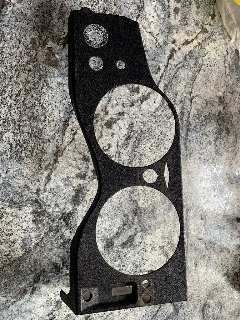 70 OTS Dash/ Instrument Panel Covering Restoration - E-Type - Jag ...