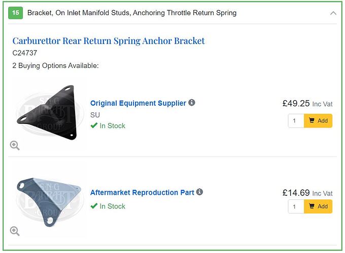 Rear Carburetor throttle return bracket. DIY - E-Type - Jag-lovers Forums