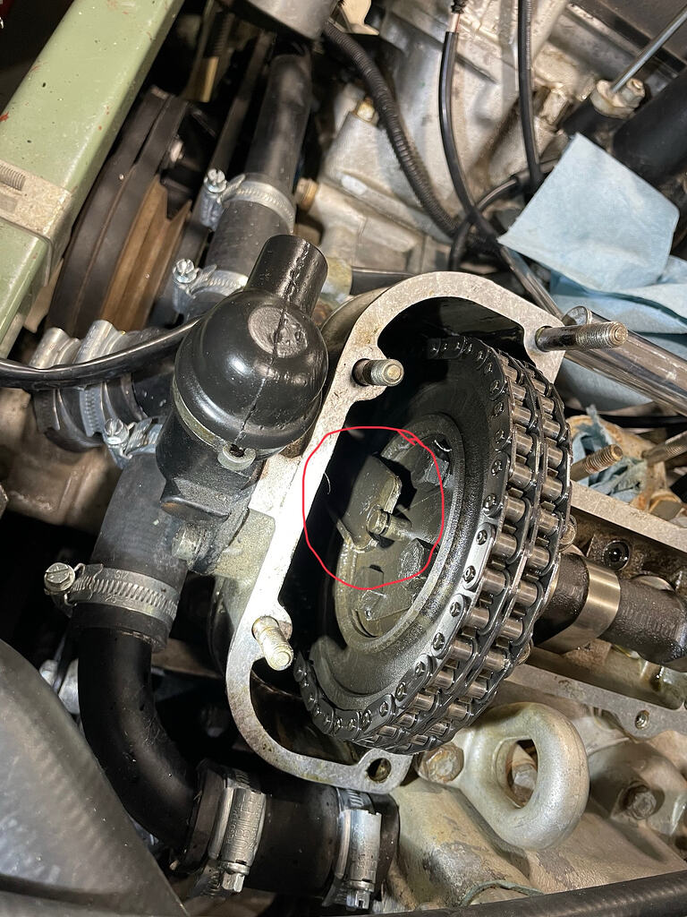 Valve cover reseal. Timing chain gear setup advice pls - E-Type - Jag ...