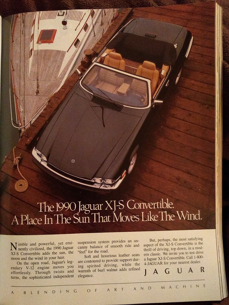 Xjs advertisement - XJ-S - Jag-lovers Forums