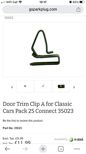 Where is best value to buy door card clips? - E-Type - Jag-lovers Forums