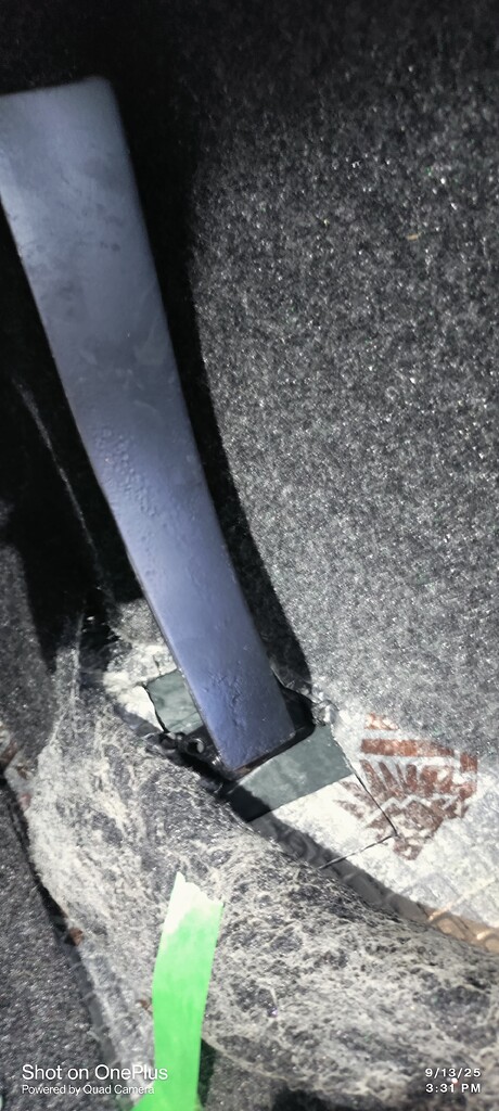 New driver side (LHD) floor pan missing 2 holes for the throttle pedal ...