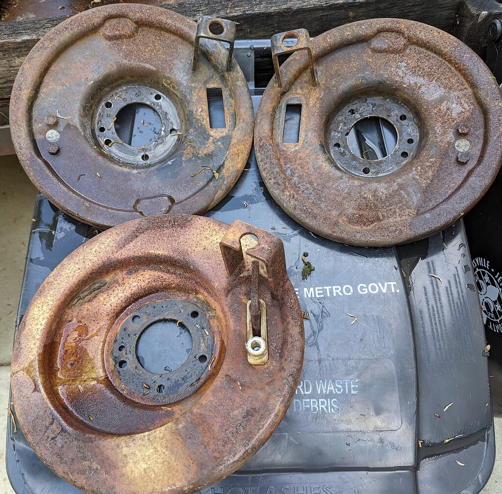 Rear Brake Backing Plates Identification - XK - Jag-lovers Forums