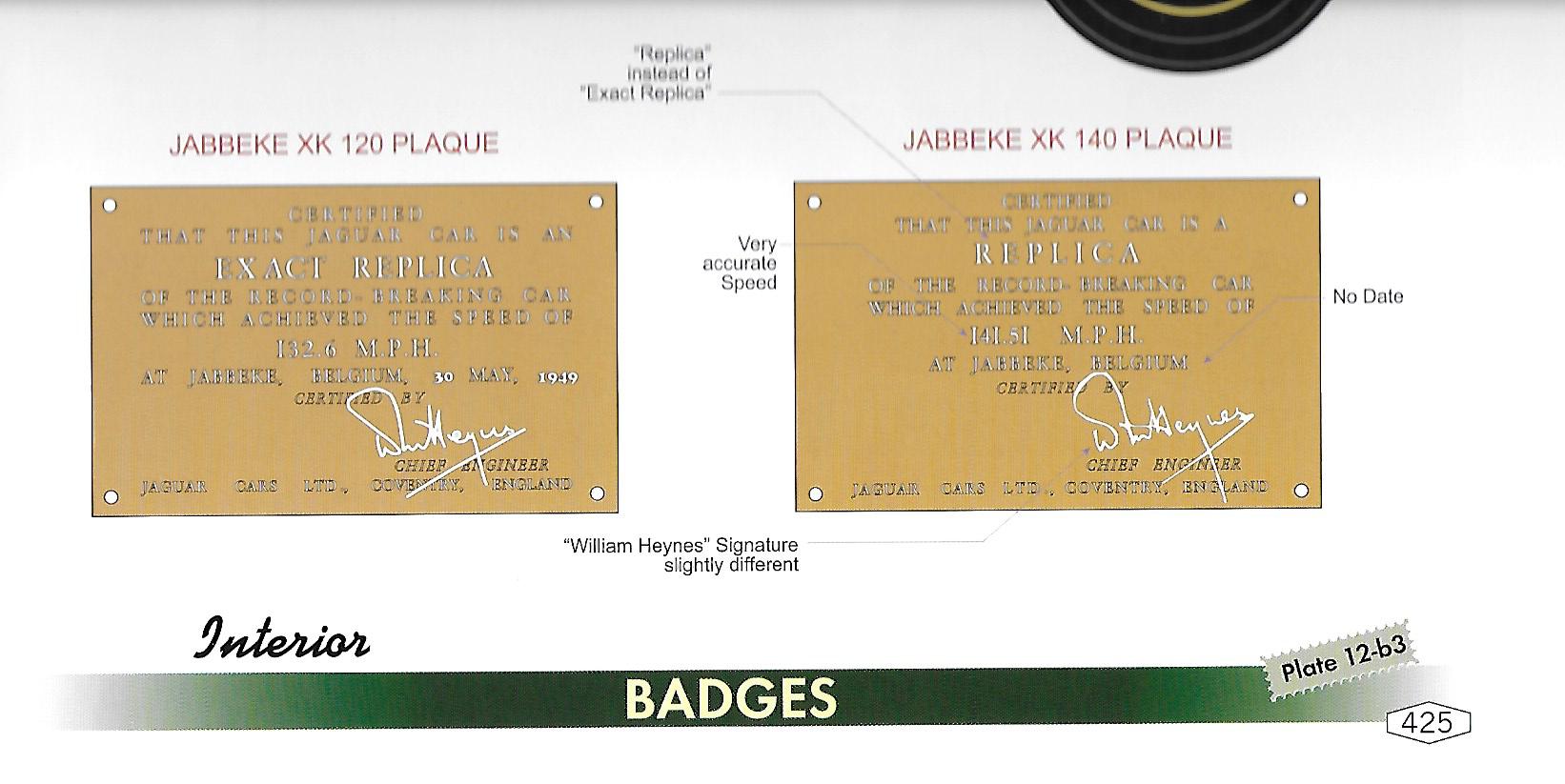 Second World Record dash placard image - XK - Jag-lovers Forums
