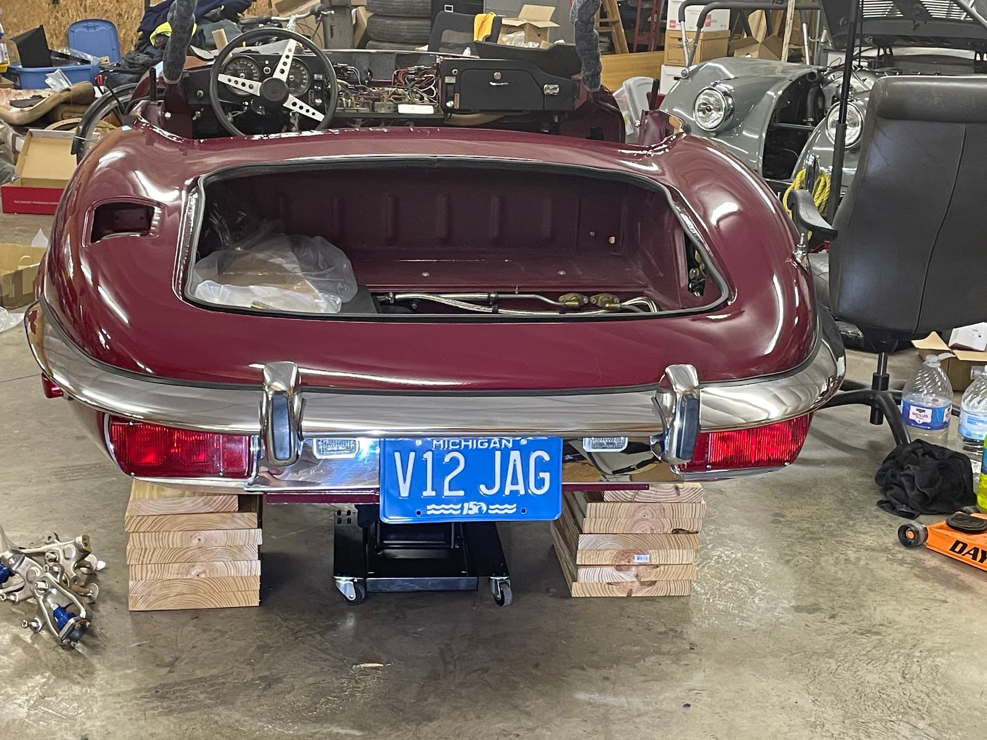 Stainless rear bumper conversion on 74 S3 OTS - E-Type - Jag-lovers Forums