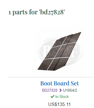 Boot Board Hardware Early 4.2 FHC - E-Type - Jag-lovers Forums