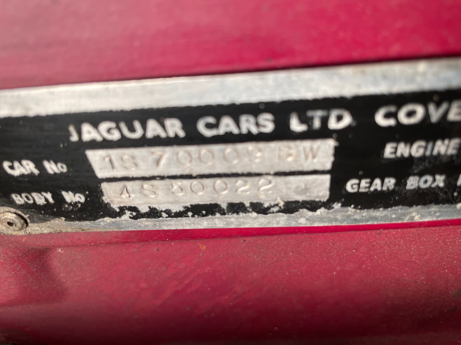 Series 3 V12 engine number question - E-Type - Jag-lovers Forums