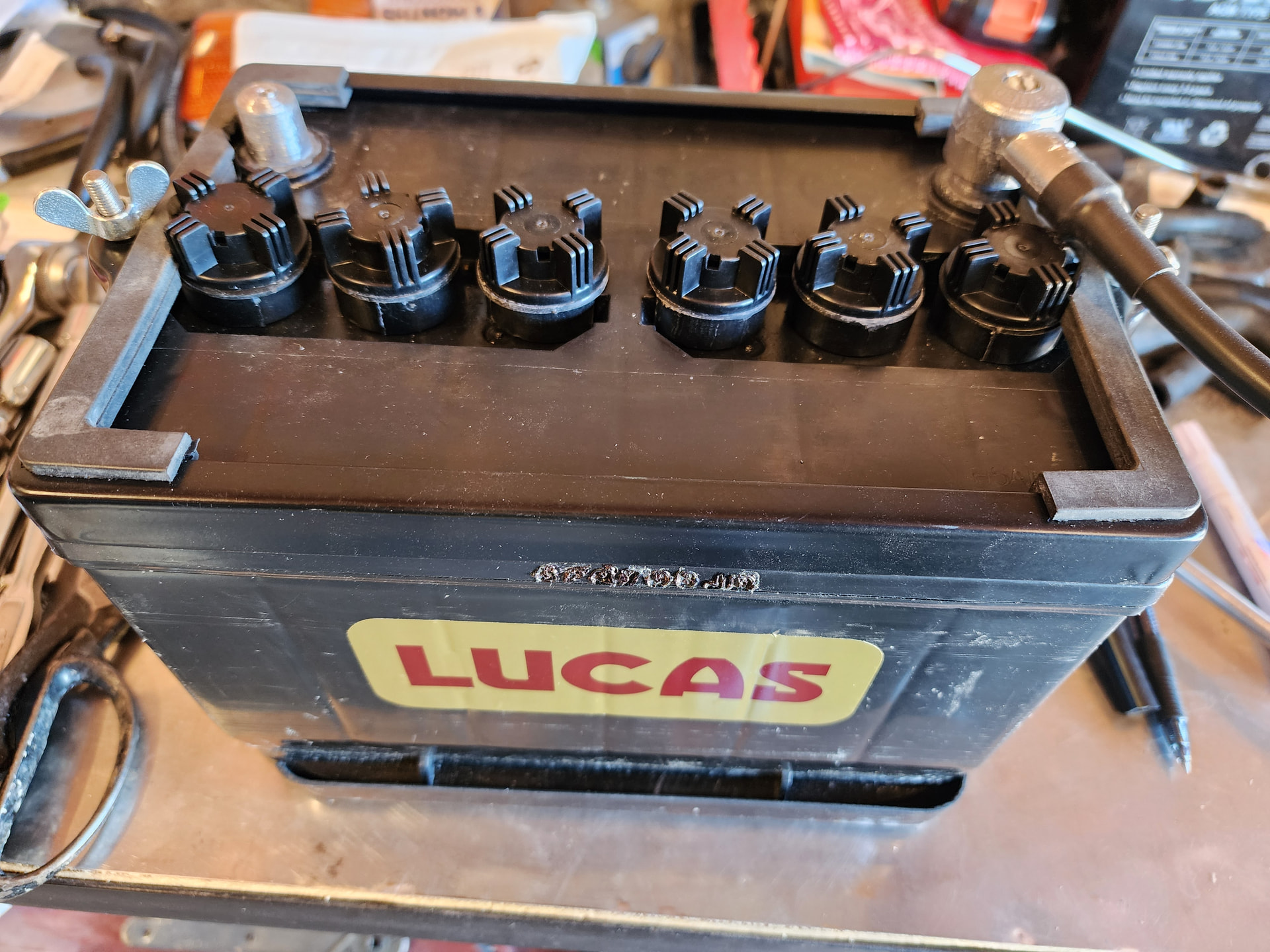 '69 E S2 2+2 my "Imitation" Lucas battery - E-Type - Jag-lovers Forums