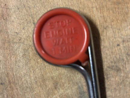 On the 70 e-type the oil dip stick has a plastic insert. What is ...
