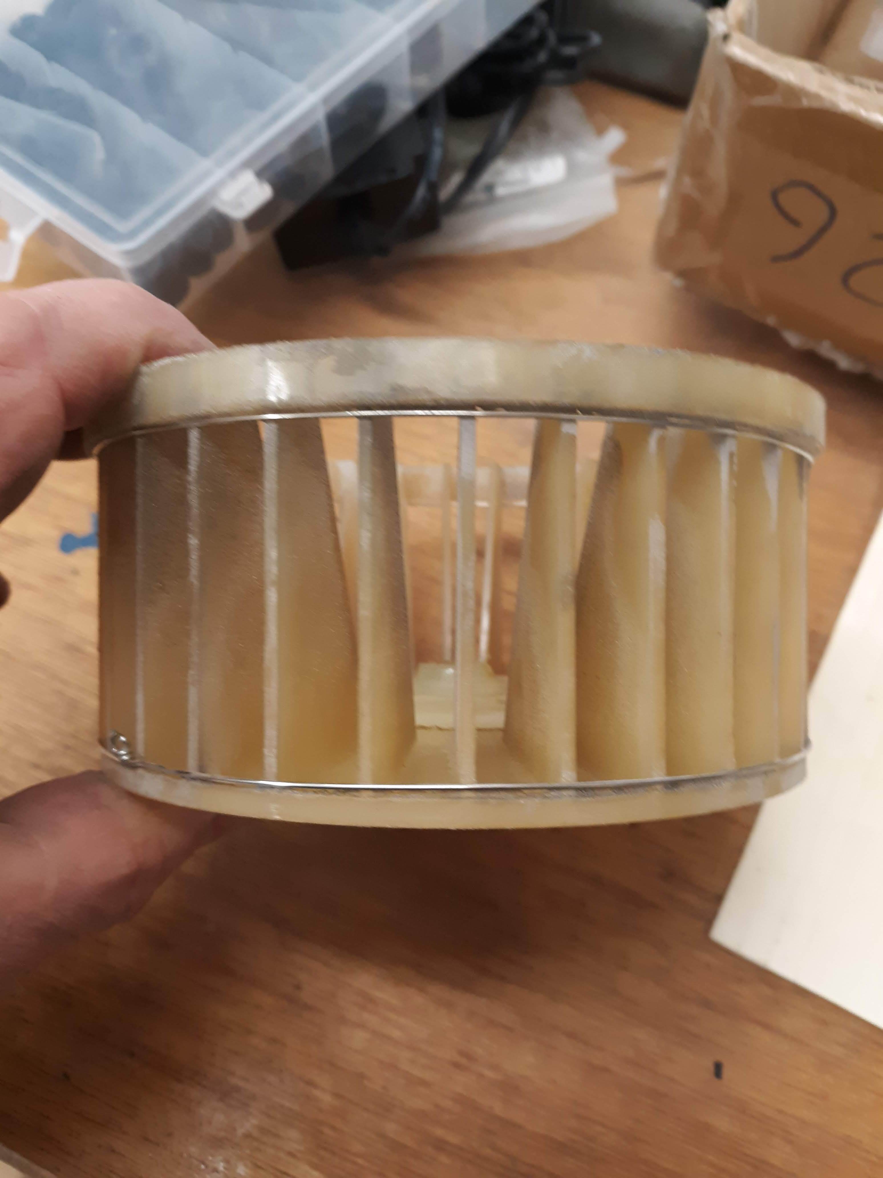 Heater Fan Wheel Repair/Cosmetic Cleanup - E-Type - Jag-lovers Forums