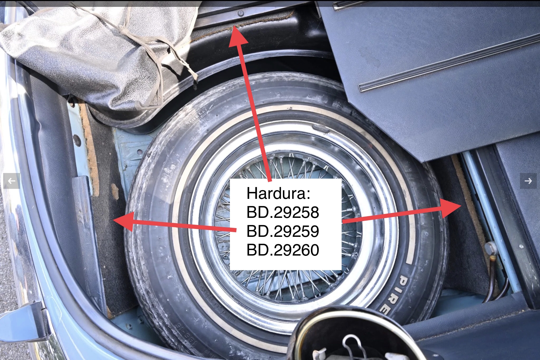 SII FHC Spare Wheel Compartment Hardura Source? - E-Type - Jag-lovers ...