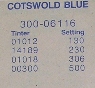 Current mfg(s) and current paint codes for Cotswold Blue basecoat - XK ...