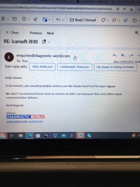 iCarsoft i930 on 1998 X308 - Page 2 - X300 - Jag-lovers Forums