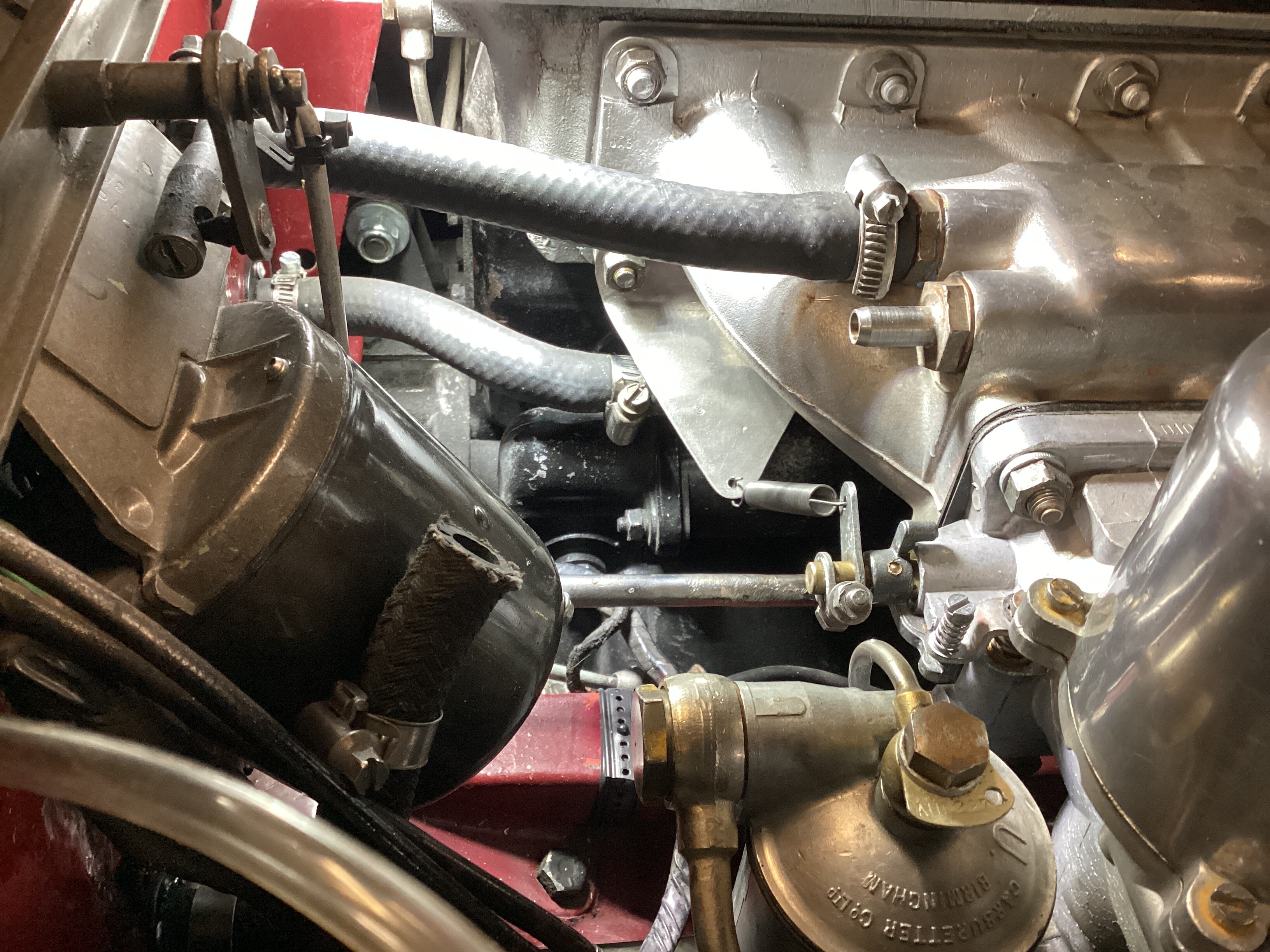 Rear Carburetor throttle return bracket. DIY - E-Type - Jag-lovers Forums