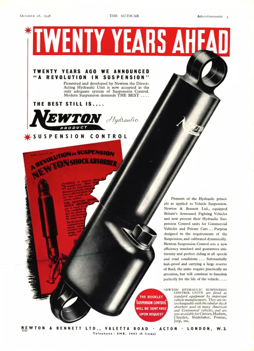 XK120 Armstrong rear lever arm shock absorbers-more than you ever ...