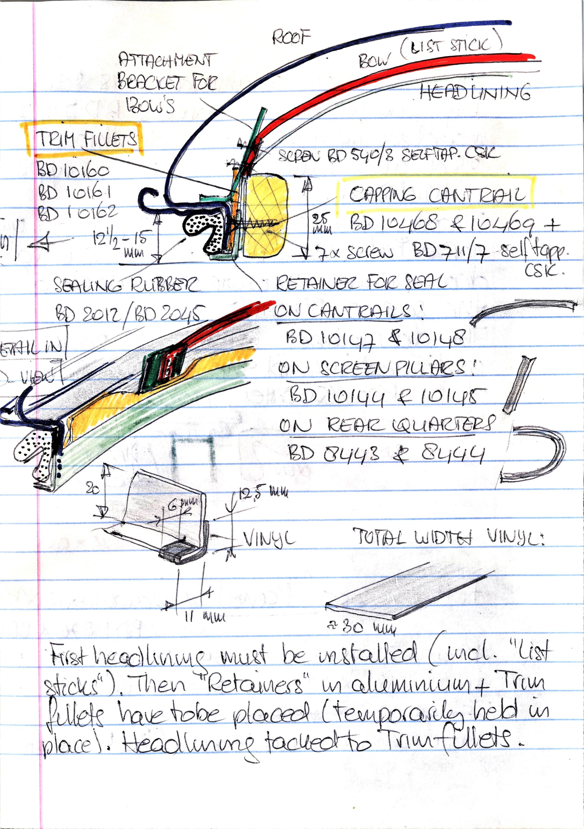 120 FHC headliner drawing - XK - Jag-lovers Forums
