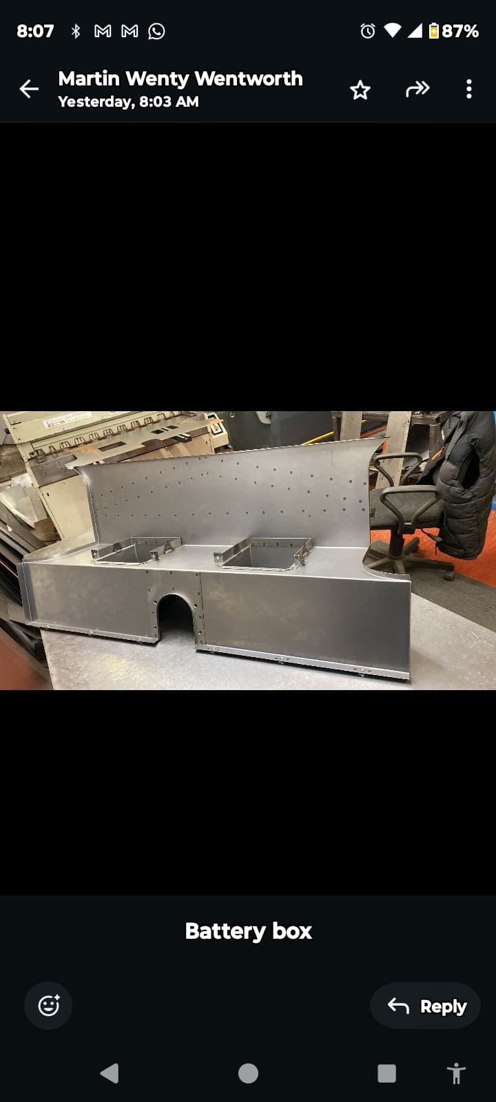 Battery box assembly xk 120 fhc - XK - Jag-lovers Forums