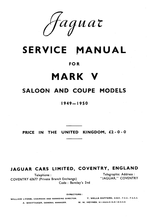 Mark V Saloon 627032 - Pre-XK - Jag-lovers Forums