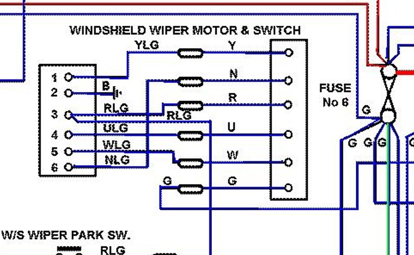 Wiper motor & switch connections S1.5 FHC - E-Type - Jag-lovers Forums