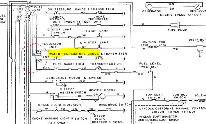 Help interpreting Mk2 dash wiring diagram - Saloons - Jag-lovers Forums