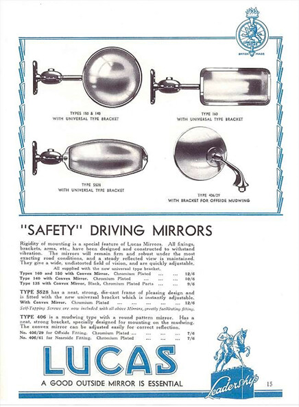 What is the best option for XK140DHC mirrors - XK - Jag-lovers Forums