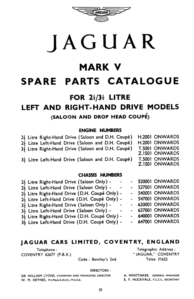 Mark V Saloon 627032 - Pre-XK - Jag-lovers Forums