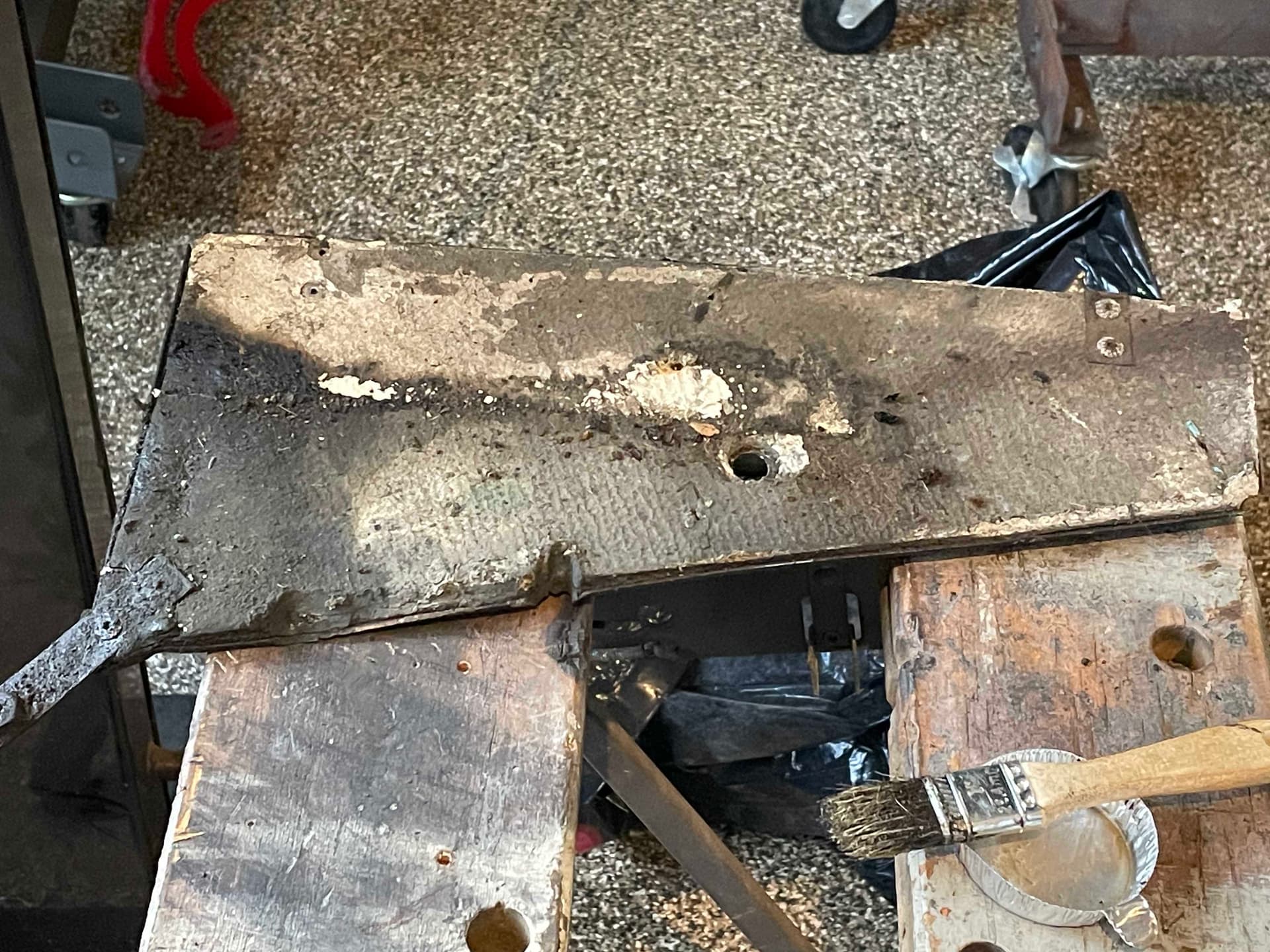 Is this what I think it is? (Mystery asbestos pad) - E-Type - Jag ...