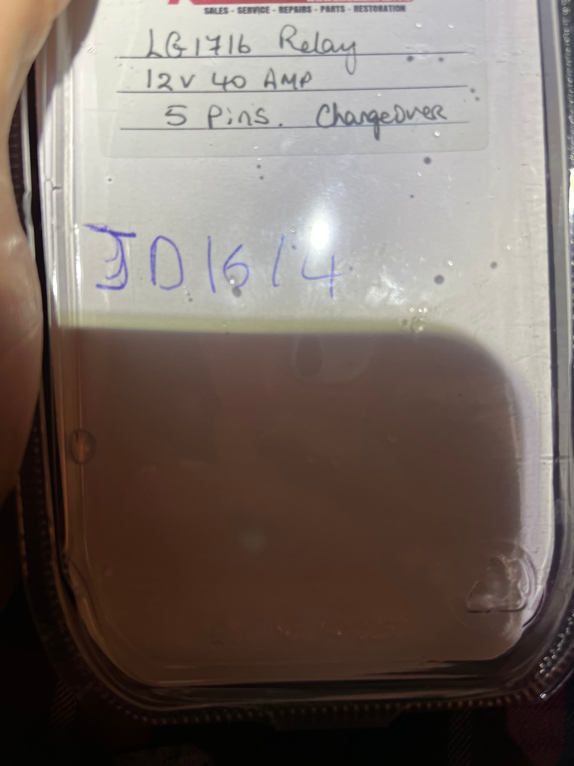 Lucas The 6 RA relay change over to 12V40amp relay Morden - Saloons ...