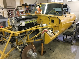 E-Type Front Frame Apart For Paint - E-Type - Jag-lovers Forums