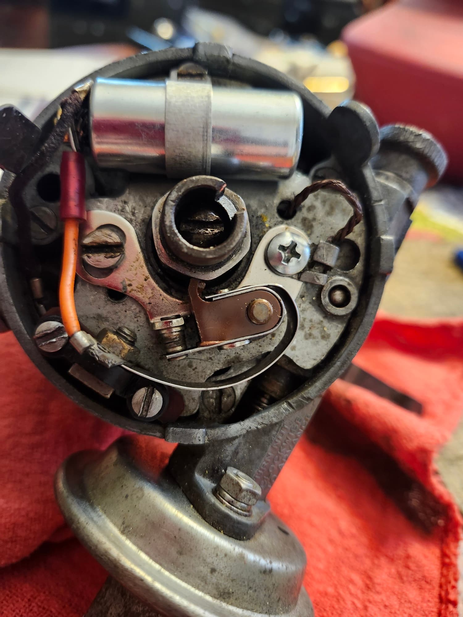 Newbie XK120 - distributor reassemble - question on wires - XK - Jag ...
