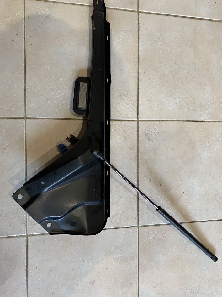 1990 xjs convertable . Trunk lid gas strut support - blue female ...