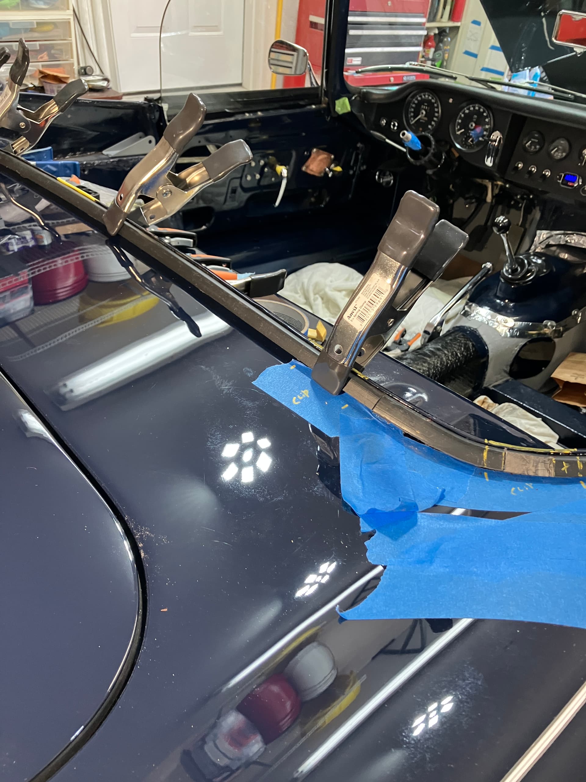 Fit of tack strip, E type OTS &another question - E-Type - Jag-lovers ...