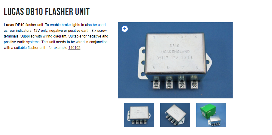 Lucas DB10 Flasher Unit - XK - Jag-lovers Forums