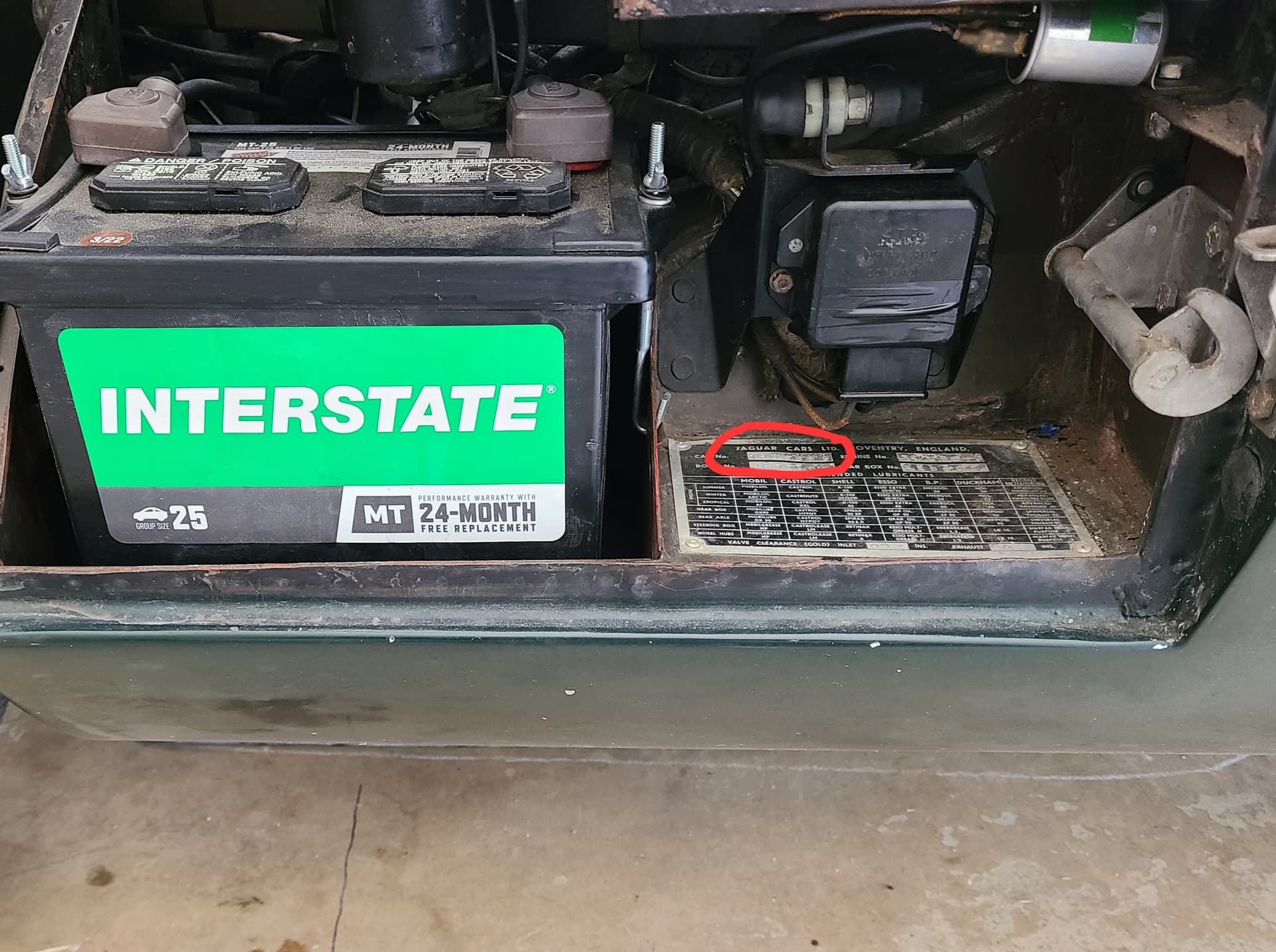 Vehicle number vs identification number on title - E-Type - Jag-lovers ...
