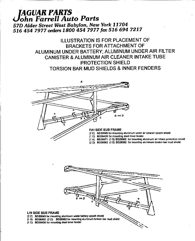 How to Install the Splash Guards - E-Type - Jag-lovers Forums