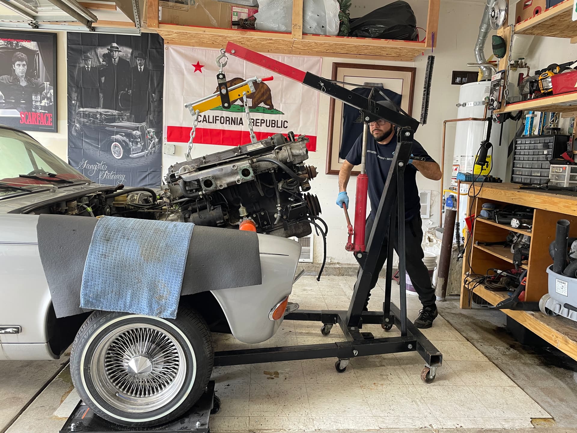 PROJECT 71’ xj6 small block tune port injection conversion - Lumps ...