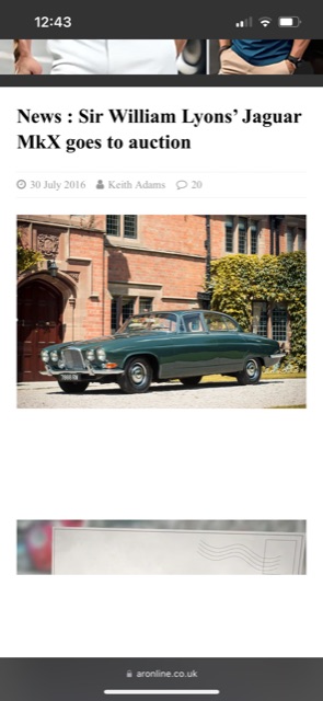 Front height of the Mk10/420G - Saloons - Jag-lovers Forums