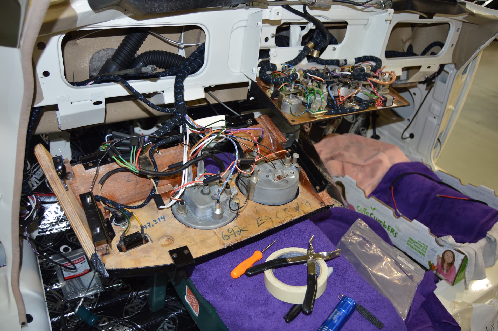 Jaguar MK2 Wiring the dash board - Saloons - Jag-lovers Forums