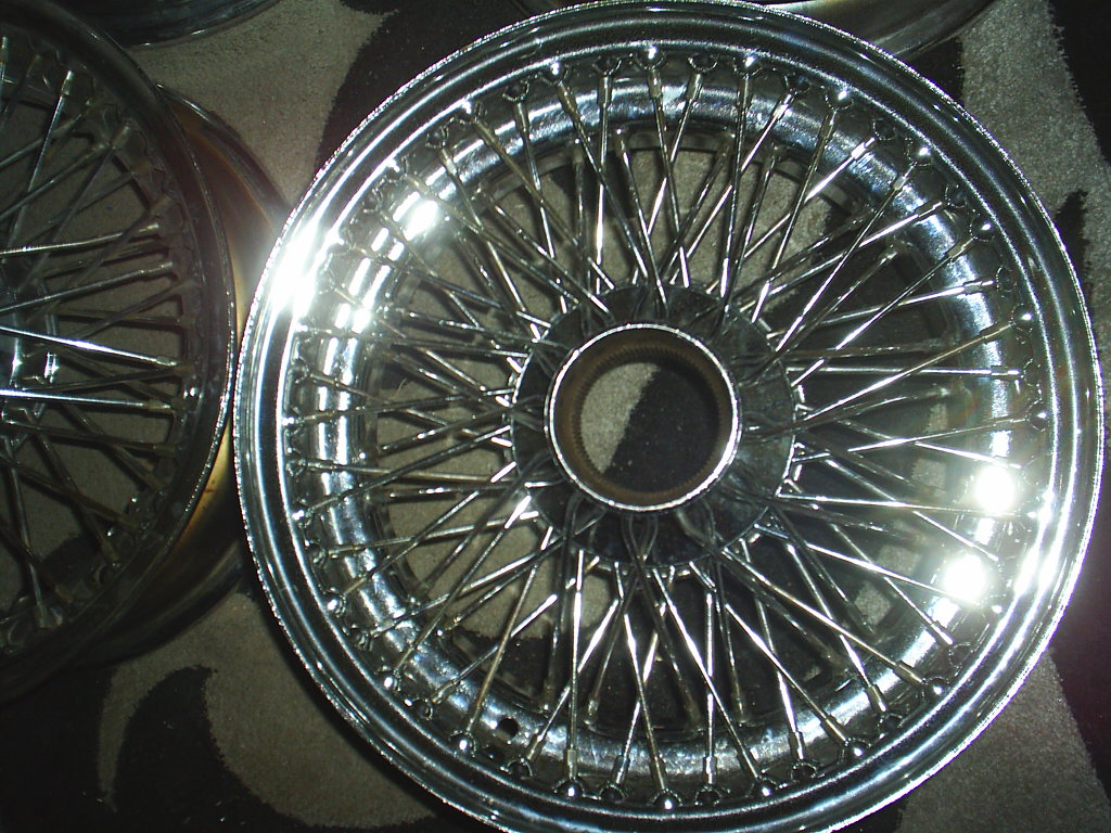 Cleaning ten years worth of road grime off of wire wheels - E-Type ...