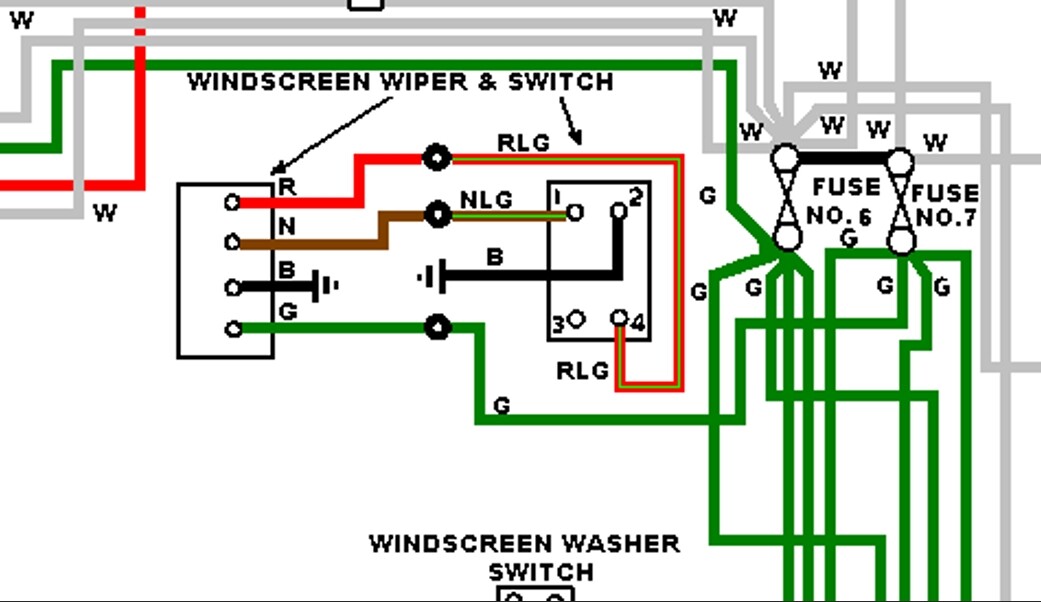Wiper motor & switch connections S1.5 FHC - E-Type - Jag-lovers Forums