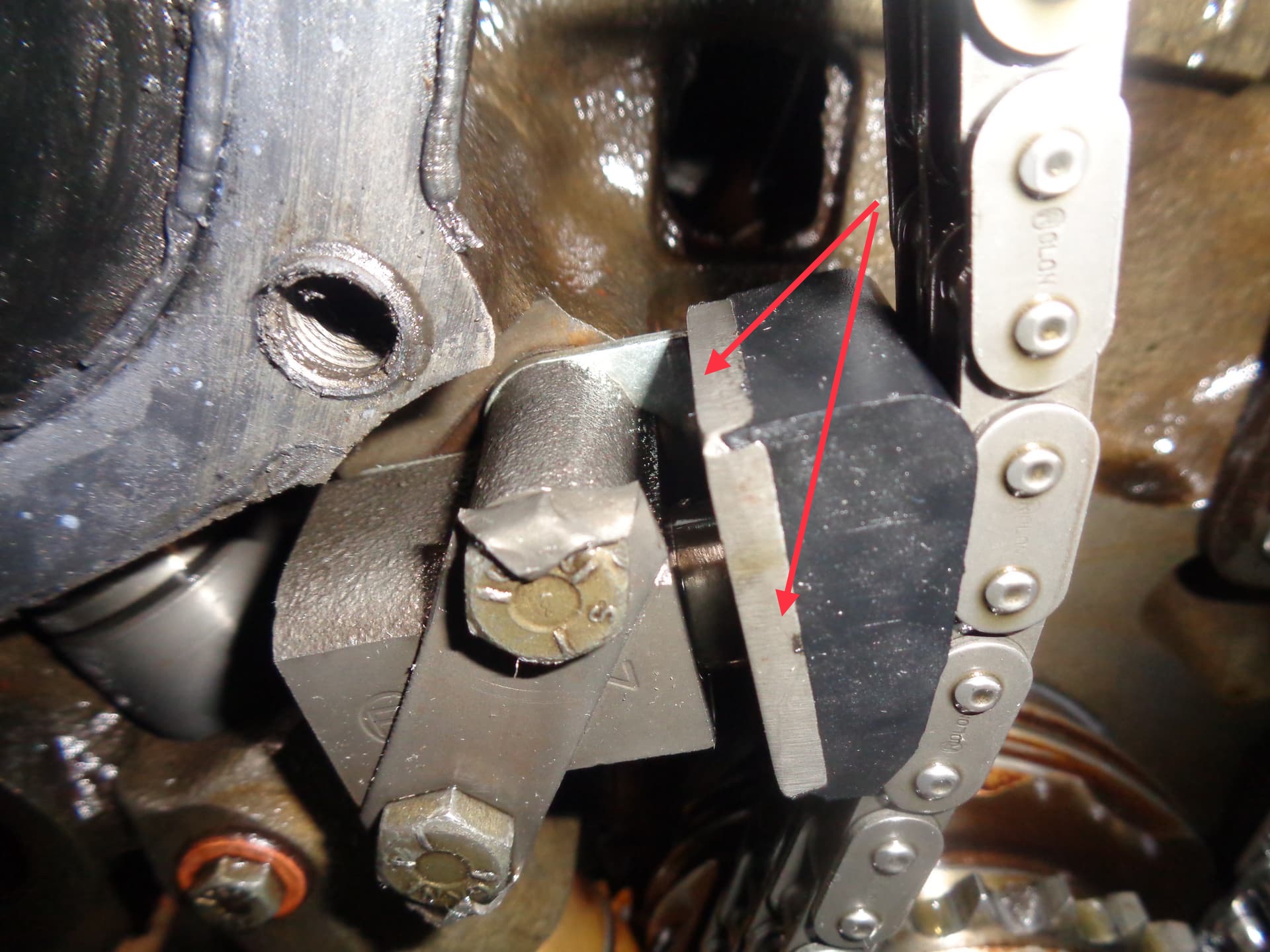 Upper timing chain damper failure update - Rolon lower chain tensioner ...