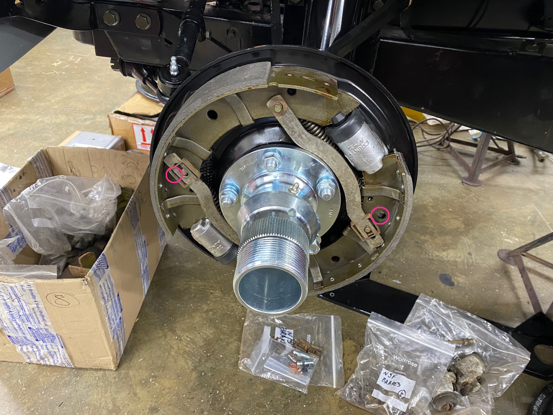 Adjusting front brake friction pads on 140 - XK - Jag-lovers Forums